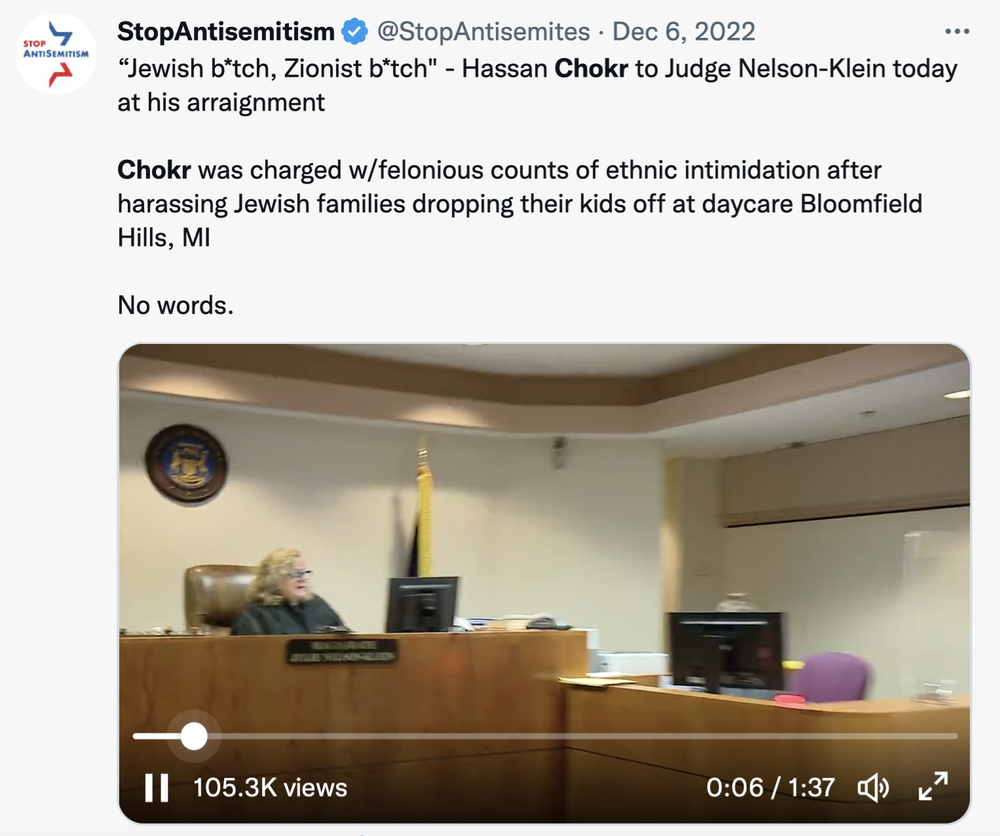 Hassan Chokr - StopAntisemitism