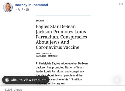 Rodney Muhammad - StopAntisemitism