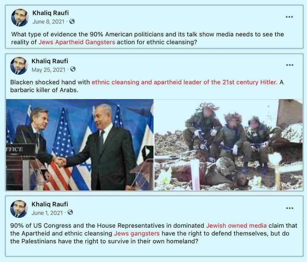Khaliq Raufi - StopAntisemitism