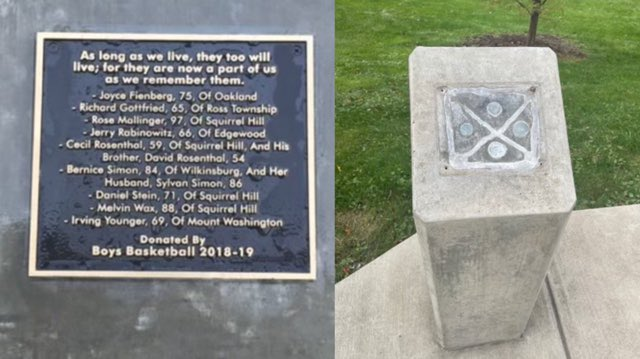Memorial to Murdered Congregants of Pennsylvania Synagogue Plundered